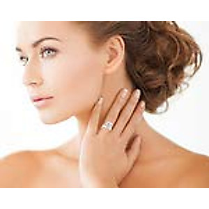 The Pearl Source 10-11mm Genuine White Freshwater Cultured Pearl Kasandra Ring for Women