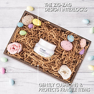 MagicWater Supply Crinkle Cut Paper Shred Filler (4 oz) for Gift Wrapping & Basket Filling - Kraft