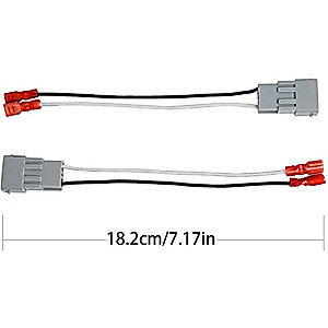 QTTECH 72-7800 2 Pack Car Speaker Connector Harnesses and Wire Harness Tape for with 1990-Up Honda and Vehicles