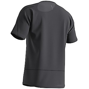 Salomon mens Tee T Shirt, Deep Black, Medium US