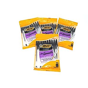 Bic Cristal Stic Medium Ball Pen (40 Count, Black)