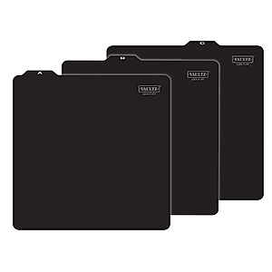 Vaultz Vinyl Record Storage Dividers A-Z - 26 Record Holder Organizer Guides - Alphabetical Vinyl LP Dividers for Album Crate, Collection Library Bin, Black