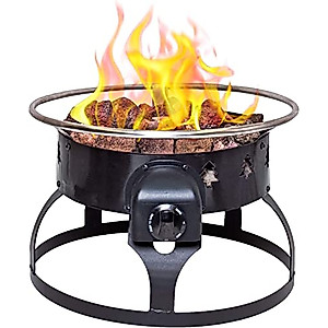 Redwood Portable Propane Fire Pit