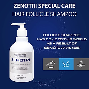 ZENOTRI Follicle Shampoo Hair loss Zero with Copper peptide, Biotin, Dexpanthenol, Pyrithione Zinc/Genetic Hair Care Solution