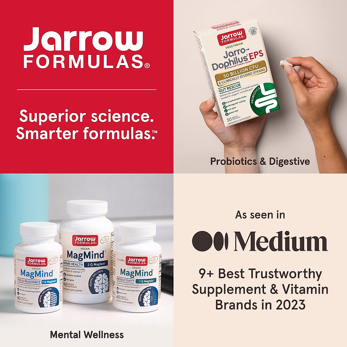 Jarrow Formulas Bee Propolis 500 mg - 1 fl oz - Alcohol-Free Liquid Extract - Immune Support Antioxidant Supplement - Immune Support - Approximately 30 Servings
