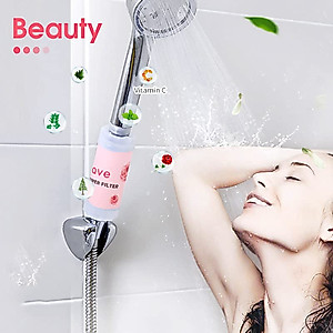 Shower Filter Aromatherapy, Rose Cent Shower Head Filter Rich in Vitamin C, Self Care Gifts for Women Who Have Everything