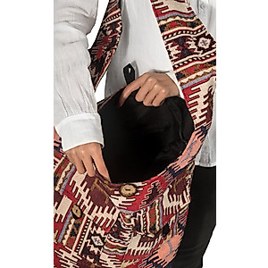 Tribe Azure Hobo Oversize Shoulder Bag Messenger Crossbody Aztec Purse Travel Shopping Beach Market Casual