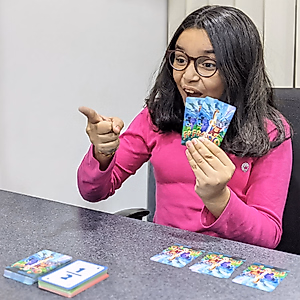 Luma World Fracto Educational Card Game for 8+ Years to Learn Fractions, Mental Math, Memory and Communication, Visual and Number Cards Included, 15 Minutes Game and 2-4 Players, Set of 80 Cards