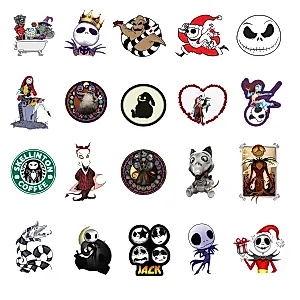 Stickers| 50 PCS | Vinyl Waterproof Stickers for Laptop,Skateboard,Water Bottles,Computer,Phone, Halloween Theme，(Halloween-50PCS)