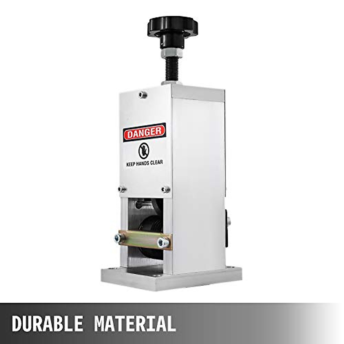 Happybuy Manual Wire Stripping Machine 0.06-0.98 inches, Wire Stripper Machine with Hand Crank Portable, Wire Stripping Tool Aluminum Construction,for Scrap Copper Recycling