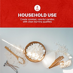 Blended Waxes, Inc. 1 lb. Block - Household Paraffin Wax for Canning, Candle Making, Metal Preservation, Waterproofing, and A Variety of Other Applications (1lb. - 1 Block)