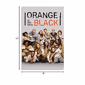 Classic TV Series Posters Orange is The New Black Wall Art (2) Paintings Room Decoration Aesthetic Gifts08x12inch(20x30cm)