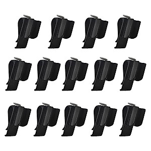 Jteyult 20Pcs Golf Club Storage Clip Plastic Golf Putter Clip Organizer Ball Clubs Golf Accessories for Golfers Black