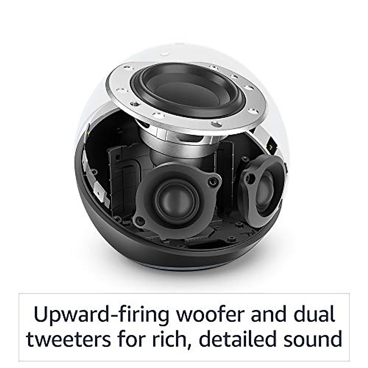 Echo (4th Gen) | Charcoal with Philips Hue White Smart Bulb