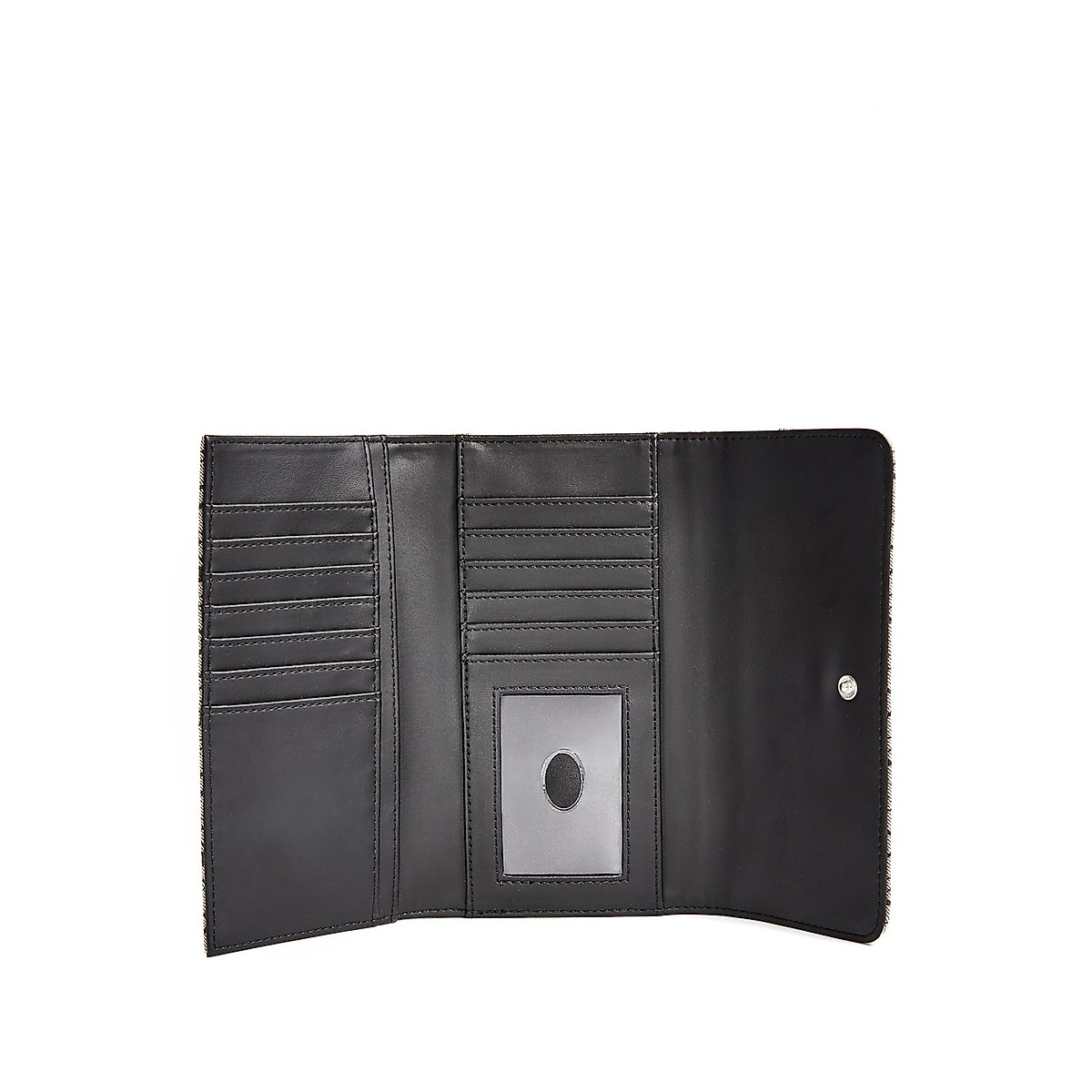 GUESS Factory Sereba Pebbled Logo Slim Wallet