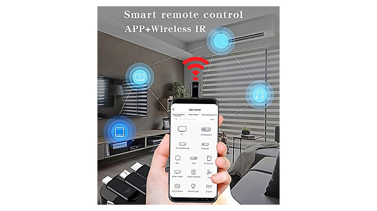 Mini Universal IR Remote for iOS & Android Type-C Phones