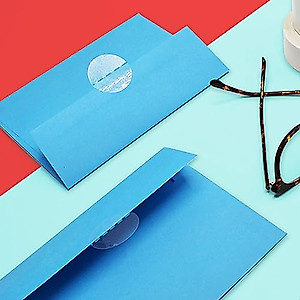 ChromaLabel 1 Inch Round Stickers, Library Supplies Sealing Stickers, Ideal Stickers to Seal Envelopes - 5000 Clear Label Stickers per Roll, Perforated Envelope Seal Stickers