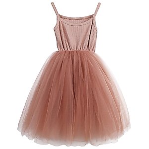 JNKLWPJS Baby Girls Tutu Dress Sleeveless Infant Toddler Princess Party Tulle Sundress Pink 120CM