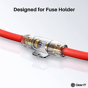 GearIT 12 Gauge Wire (50ft Each - Black/Red) Copper Clad Aluminum CCA - Primary Automotive Power/Ground for Battery Cable, Car Audio, Trailer Harness, Electrical - 100 Feet Total 12ga AWG Wire