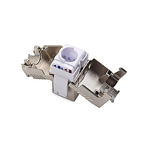 Cable Matters [UL Listed] 5-Pack 40Gbps Shielded RJ45 Cat 8, Cat8 Keystone Jack for Patch Panel, Wall Plate