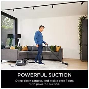 SHARK CV101 Vacuum Canister pet Anti-Allergen Complete Seal Smooth Glide Wheels Bagless, Corded