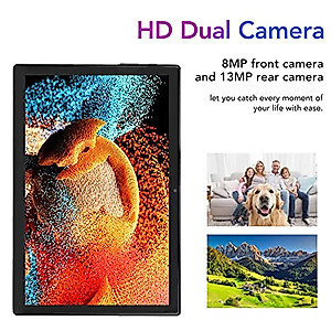 10.1in Tablet, Tablet Computer High Definition Screen 3200 X 1440 for Reading (Silver)