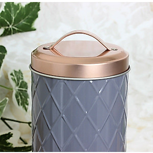 32cm Grey & Kitchen Pasta Storage Canister Spaghetti Jar (Color : Onecolor)