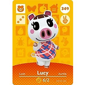 Lucy - Nintendo Animal Crossing Happy Home Designer Series 4 Amiibo Card - 349
