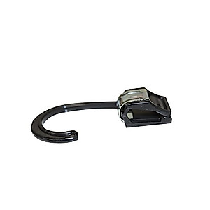 NAHANCO 610PB Black Plastic, Boot Clip Hanger (Pack of 100)