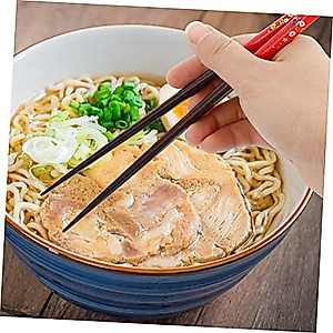 UPKOCH 4 Pairs Wood Chopsticks Travel Utensil Set Asian Gifts Travel Set Reusable Wooden Chopsticks Korean Chopsticks Chinese Wooden Chopsticks Couple Chopsticks for Eating Hot Pot Gift