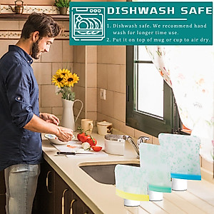 12 Pack Reusable Bags Silicone, Leak proof Reusable Freezer Bags for Food Storage, 4 Gallon 4 Sandwich 4 Snack Bags, BPA Free Dishwasher Safe Reusable Storage Bags for Lunch Marinate Food Travel