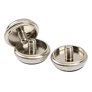 3Pcs Yootones Trumpet Valve Finger Buttons Musical Instruments Accessories Compatible with Trumpet Finger Button Musical Instruments Replacement Parts (White)