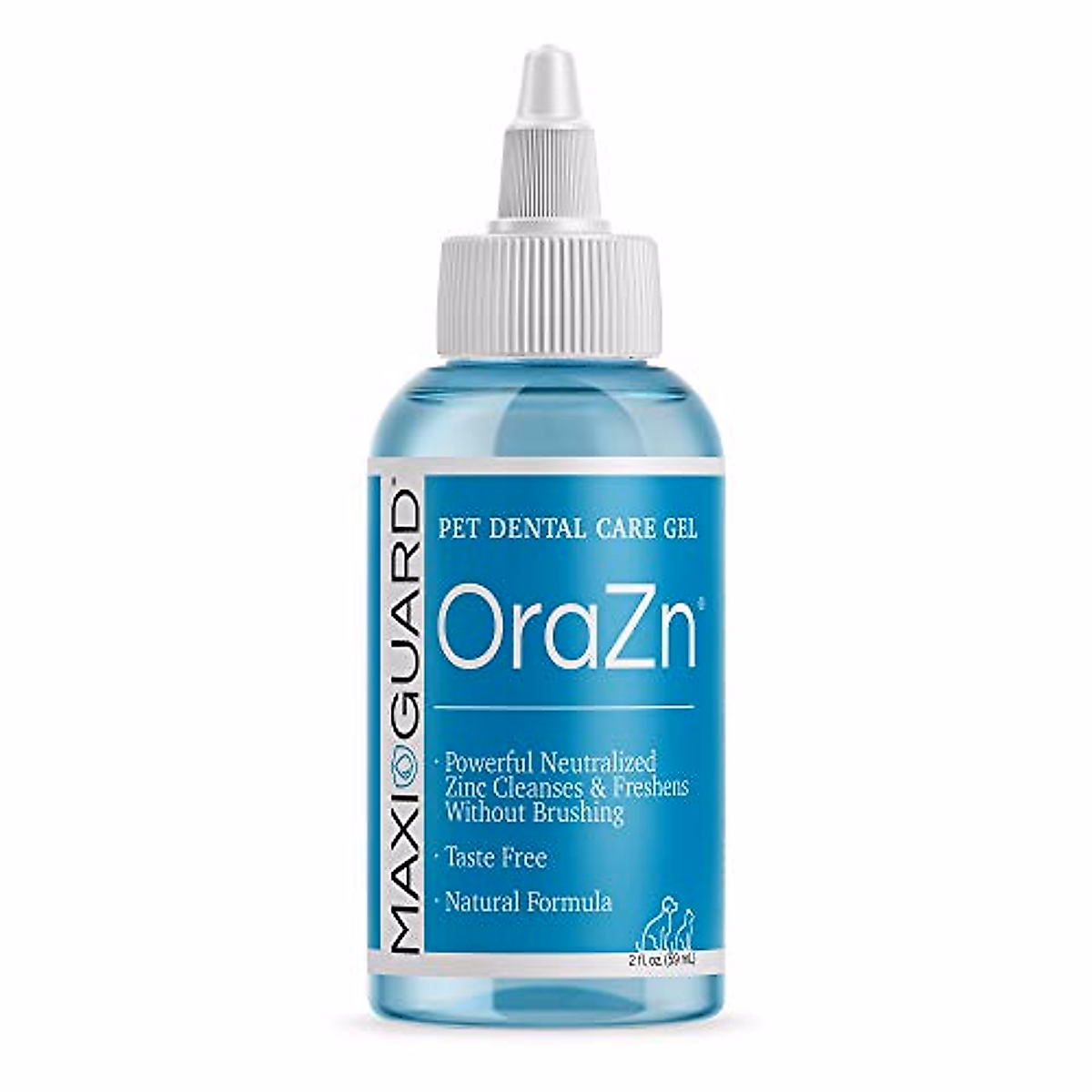 MAXIGUARD OraZn Pet Dental Care Gel for Dogs, Cats and Companian Animals (2oz), 4409-0