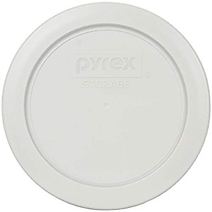 Pyrex (2 7200 Glass Bowls & (2) 7200-PC Sleek Silver Lids
