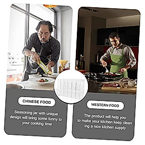 KICHOUSE 2 Sets Kitchen Seasoning Box Dispenser Container Travel Salt Shaker Small Salt Shaker Leakproof Jars Sugar Shaker Sugar Storage Container Anti-Slip Seasoning Jars Seasoning Bottles