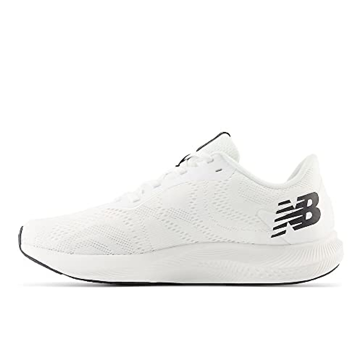 New Balance Women's DynaSoft Pro Run V2 Shoe, White/Silver Metalic, 7.5