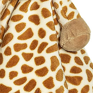 Teddykompaniet Diinglisar Lovely Giraffe Unisex Plush Fleece Baby Blanket with Giraffe Comforter Soft Cuddle Plush Sleep Toys | Birthday Gift for Baby Child Toddler |Ages 0+