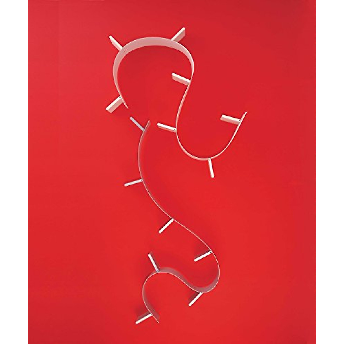 Kartell Bookworm Bookshelf by Ron Arad, Matte White