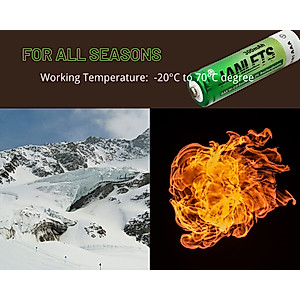 JANLETS Solla NiCD AAA Rechargeable Battery, 300mAh Solar Batteries(20pack) for Solar Garden Lights, Anti-Leak, Outdoor Durability, Toys