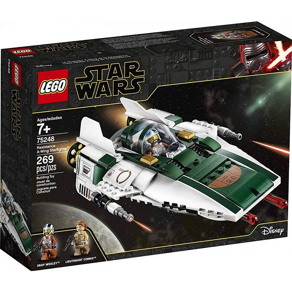 LEGO Star Wars: The Rise of Skywalker Resistance A Wing Starfighter 75248 Advanced Collectible Starship Model Building Kit (269 Pieces)