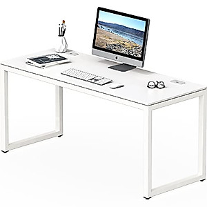 SHW Artwork Solo Desk, White