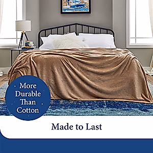 Cosy House Collection Everyday 1500 Series Fleece Blanket - Couch & Travel Essentials - All Season, Stays Fresh & Clean - Soft, Breathable & Skin-Friendly (Throw, Turquoise)