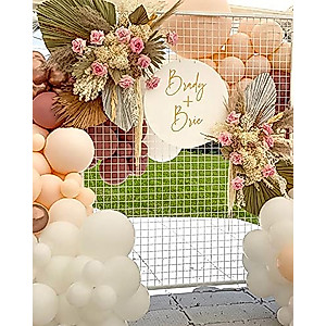 Beaumode DIY Matte Dusty Pink Peach Balloon Garland Matte Balloon Arch Wedding Cream Baby Shower Bridal Shower 1st Birthday Photo Backdrop Party Decoration (Dusty Pink and Peach)