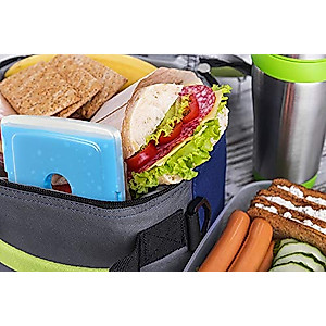 Ice Pack for Lunch Box - 5 Ice Packs - Original Slim & Long-Lasting Freezer Packs for your Lunch or Cooler Bag