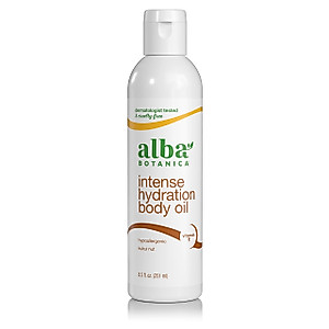 Alba Botanica Hawaiian Body Oil, Deep Moisturizing Kukui Nut, 8.5 Oz