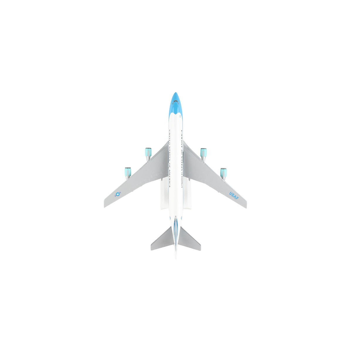 SkyMarks SKR041 Air Force One Boeing 747-200 VC25 1:250 Scale Desktop Model with Stand