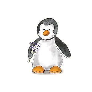 warmies Penguin Cozy Plush Heatable Lavender Scented Stuffed Animal