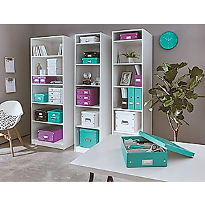 Leitz Large Storage Cube, Ice Blue, Click and Store Range, 61080051