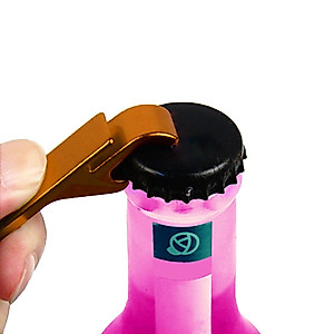 9 Packs of Keychain Beer Bottle Openers, CNYMANY Aluminum Claw Bar Soda Beverage Opener for Wedding Party Picnic Camping Travel