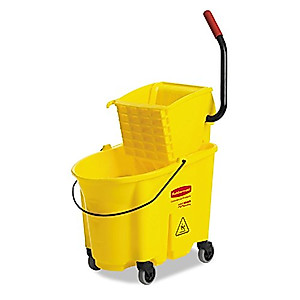 Rubbermaid Commercial 758088Yw Wavebrake 35 Quart Bucket/Wringer Combinations Yellow